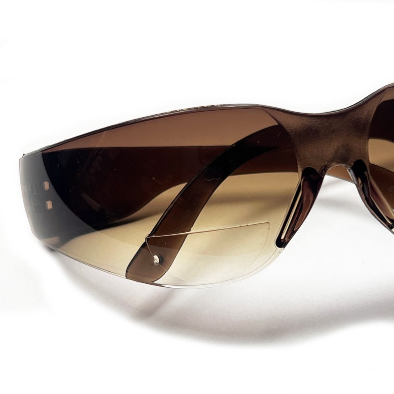 Safety Style Bifocal Reading Tinted Glasses Wraparound 100 To 300 4041