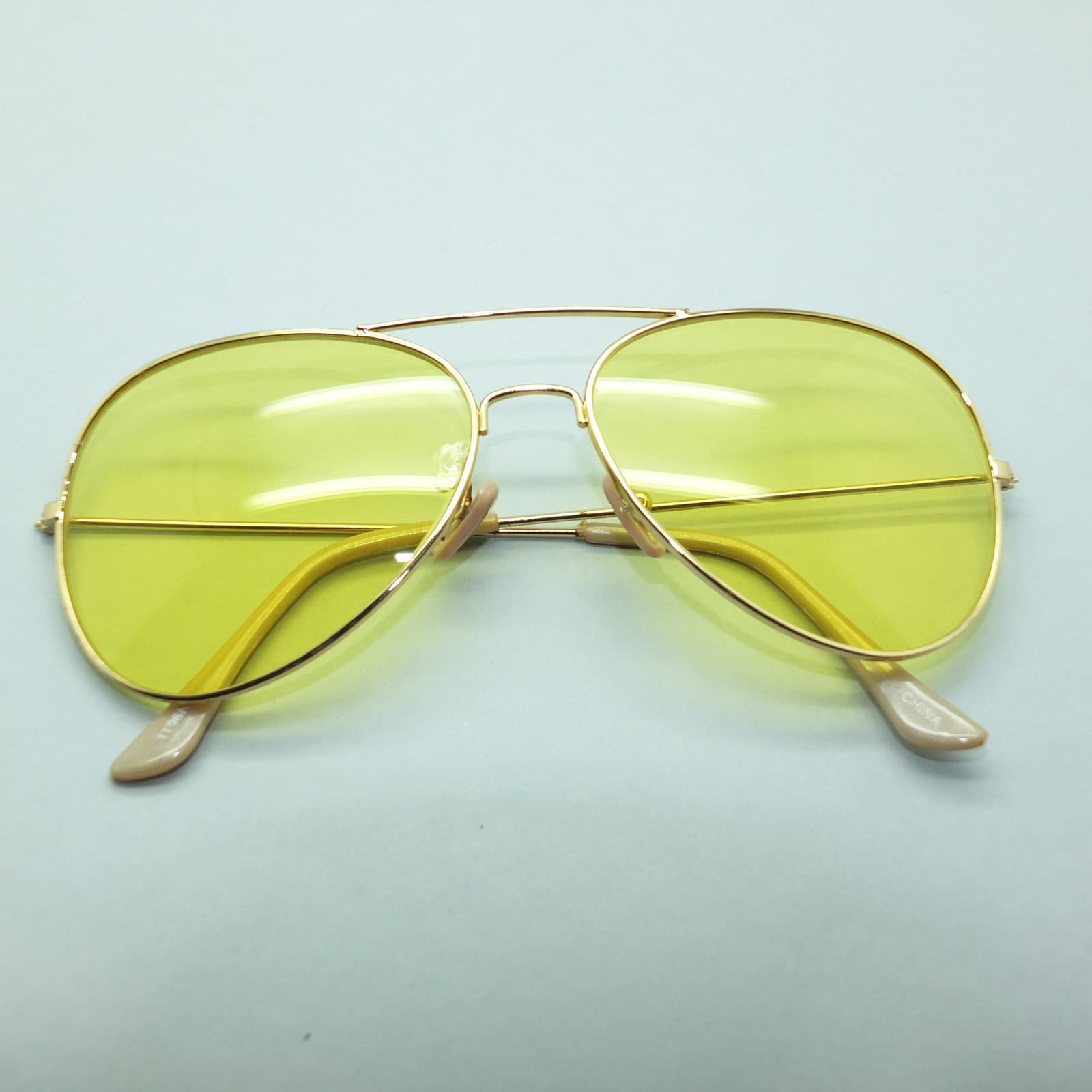 Yellow Lens Aviator Gold Frame Driving Glasses Shades - Etsy