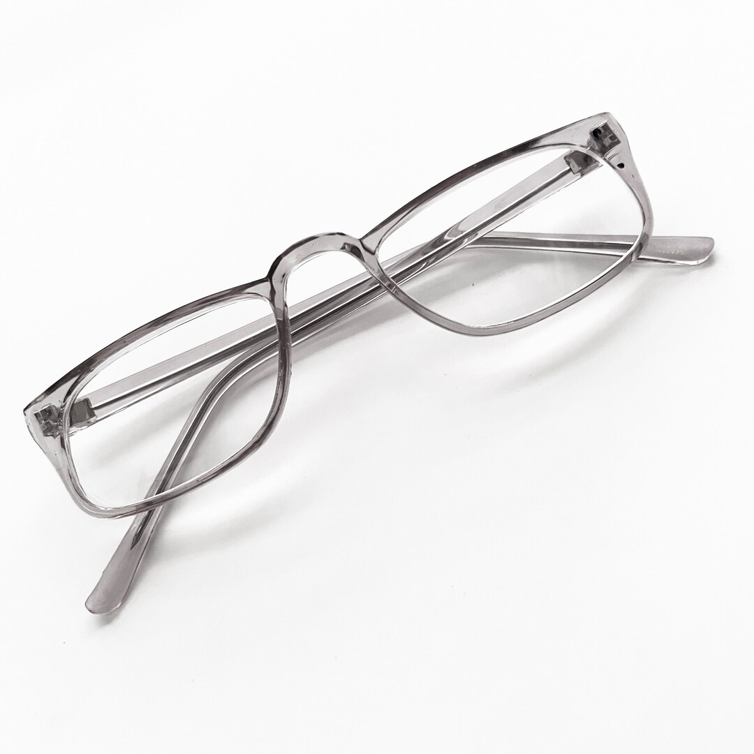 Simple Half Eye Reading Glasses Small Dark Gray Frame +1.75 Lens ...