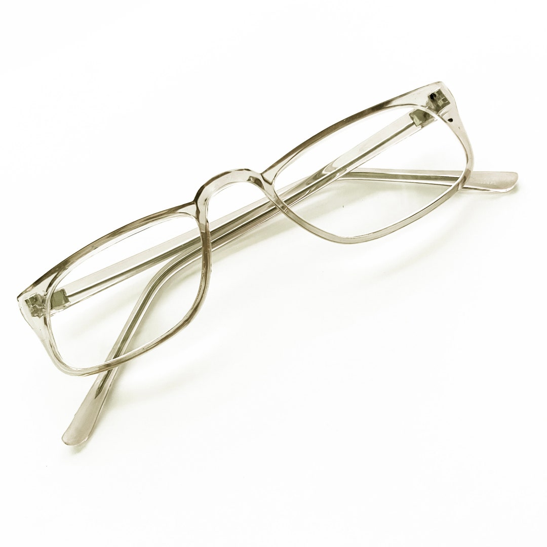 Simple Half Eye Reading Glasses Small Light Gray Frame +2.25 Lens ...