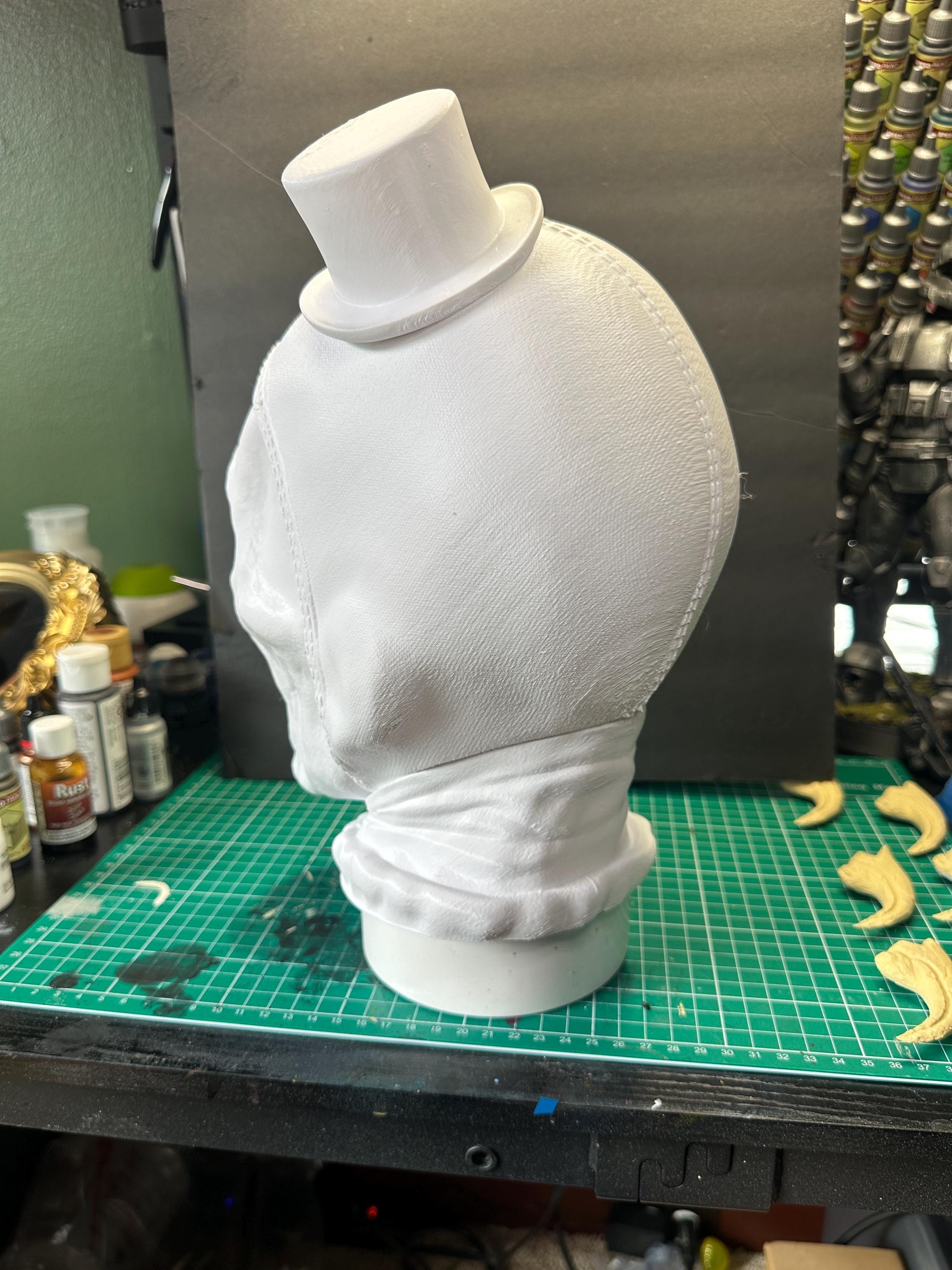 Art the Clown Inspired Life Size Head DIY Kit Halloween Headphone ...