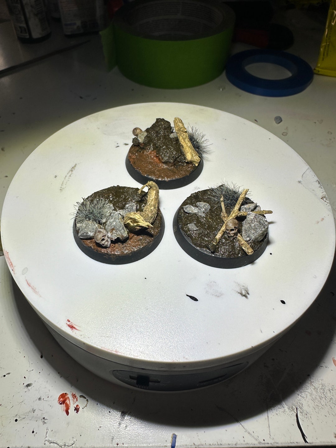Forest Fantasy 32mm Miniature Bases for Wargaming, Warhammer, Dungeons ...