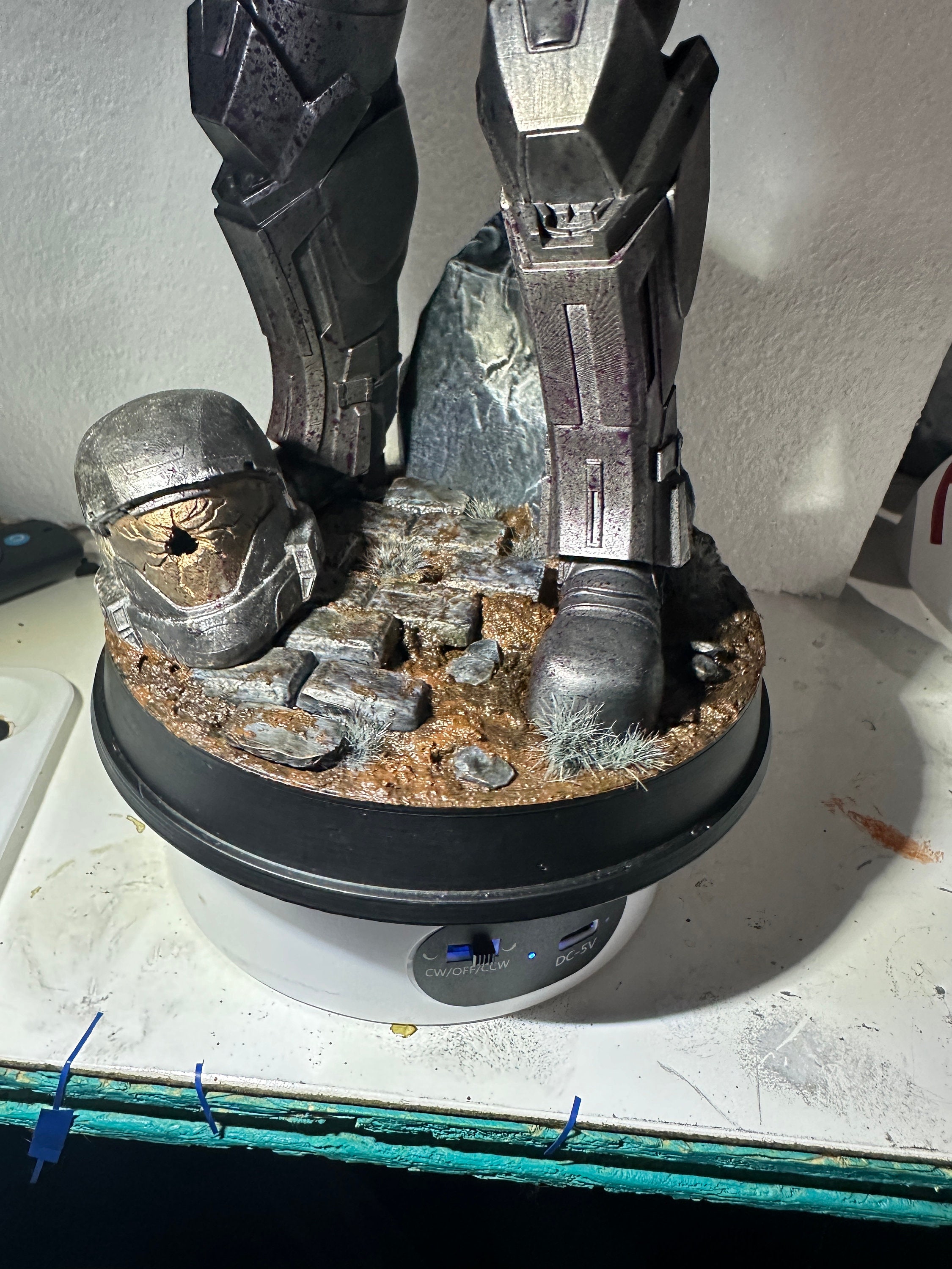Custom Handpainted 1/6 Scale ODST Spartan With Elite Blood Splatter ...