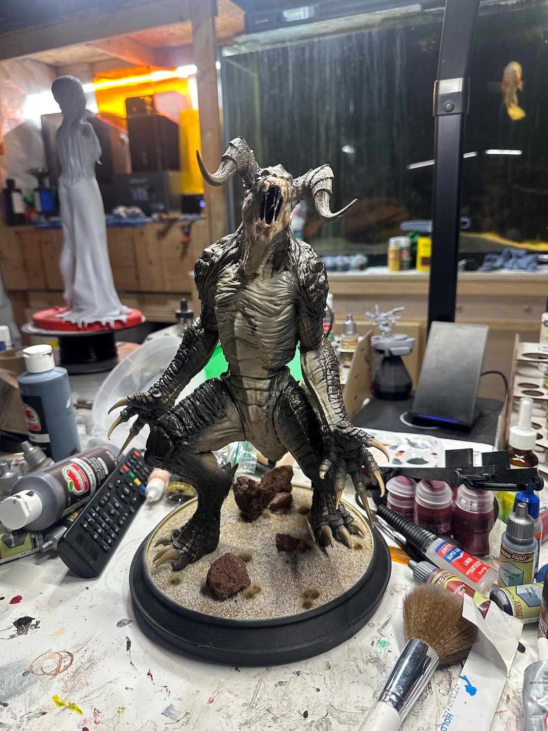 Deathclaw 1/6 Scale Custom Handpainted Fallout Statue, Fallout Gift ...