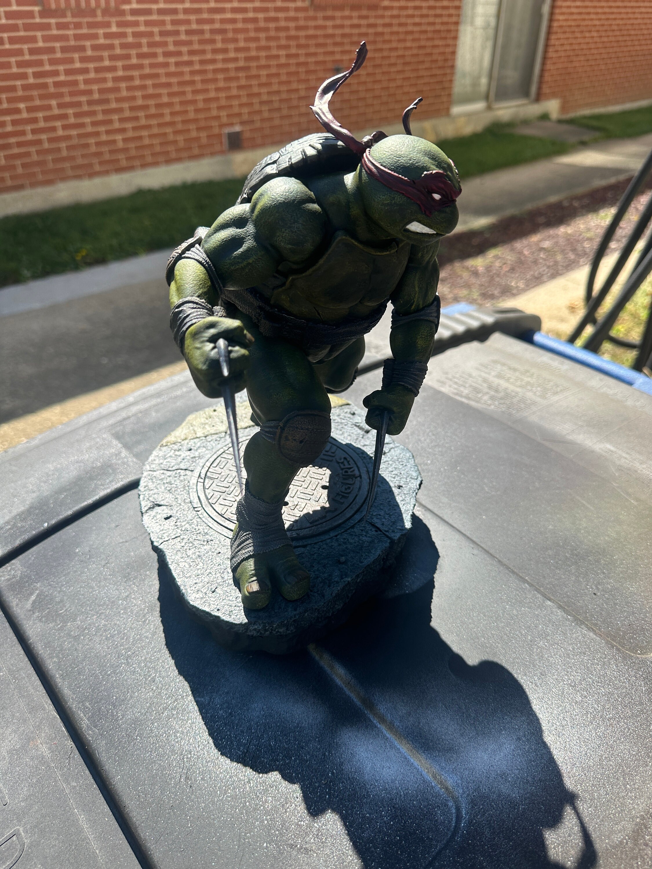 Custom Raphael Ninja Turtle TMNT Statue Handpainted - Etsy