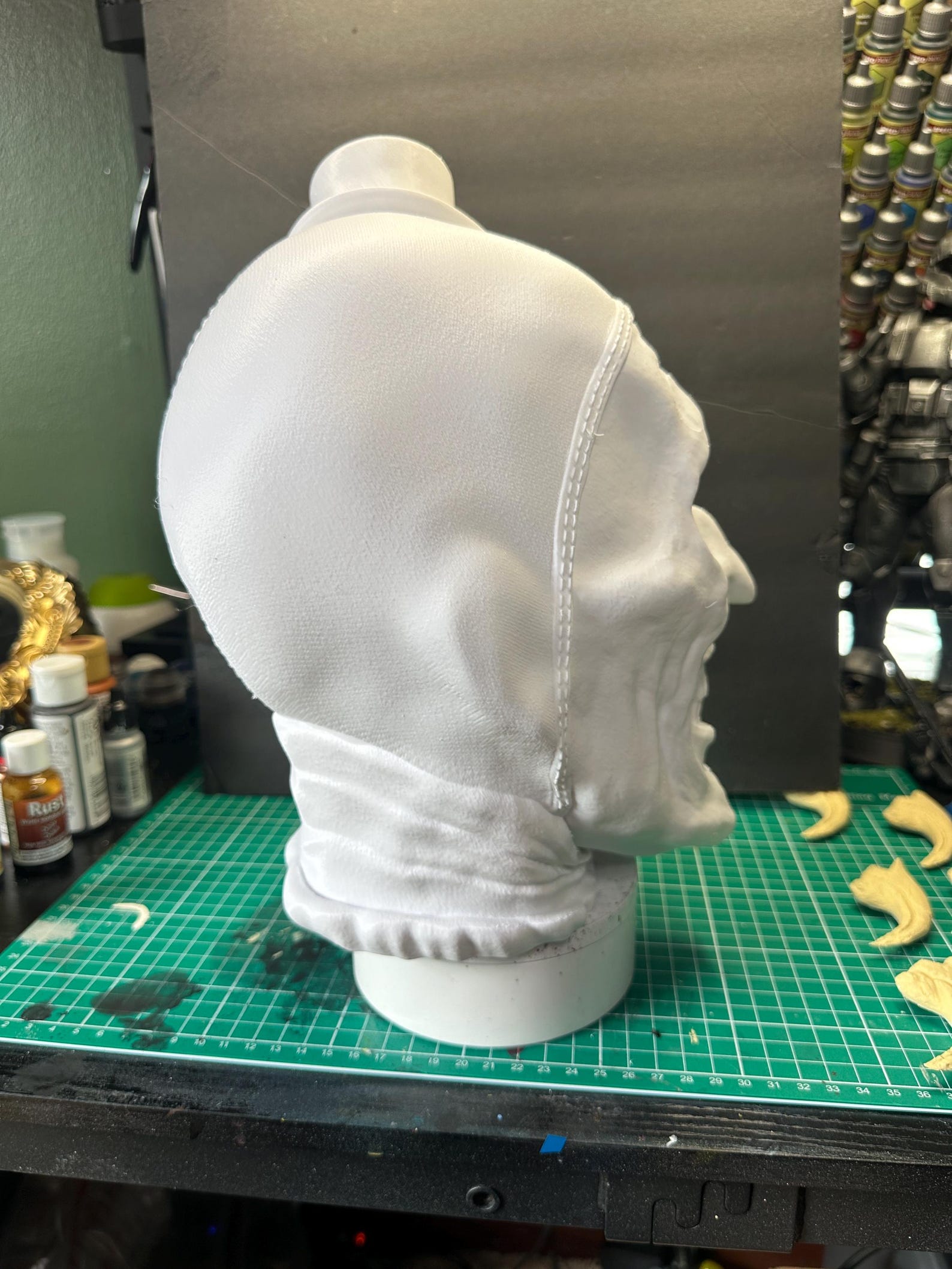 Art the Clown Inspired Life Size Head DIY Kit Halloween Headphone ...