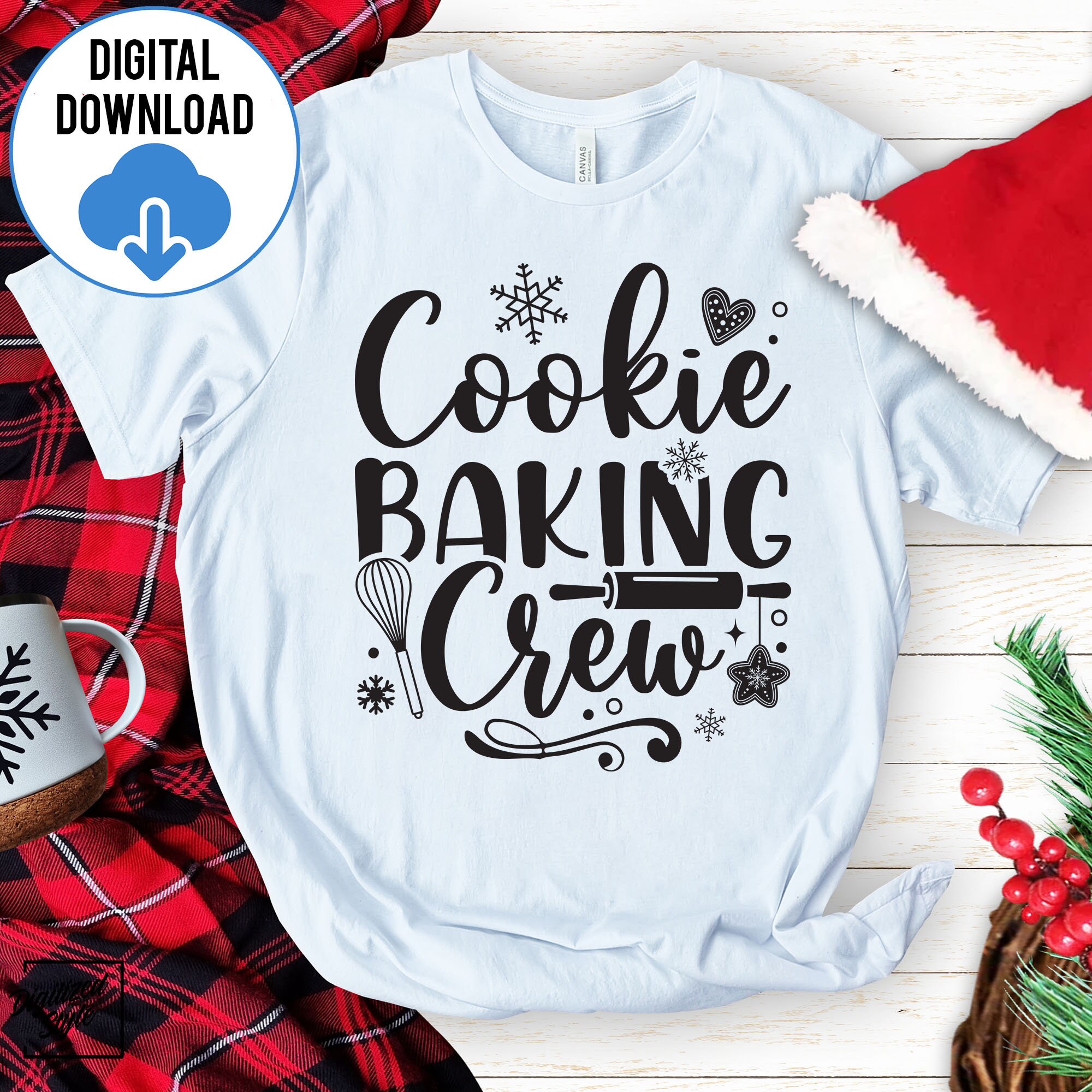 Christmas Baking Crew SVG Cut File, Baking Team SVG, Christmas Cookies ...