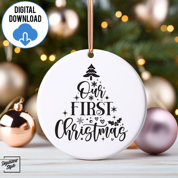 Our First Christmas Svg - Etsy