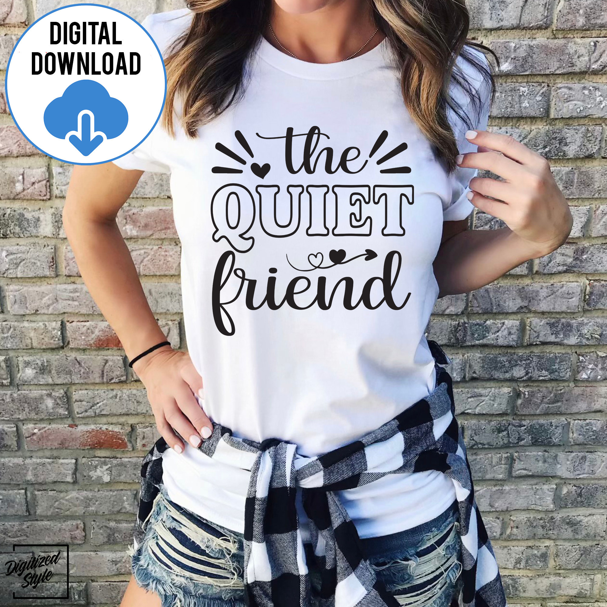 The Quiet Friend SVG, Friends Saying Svg, Friendship Crew Svg, Best ...