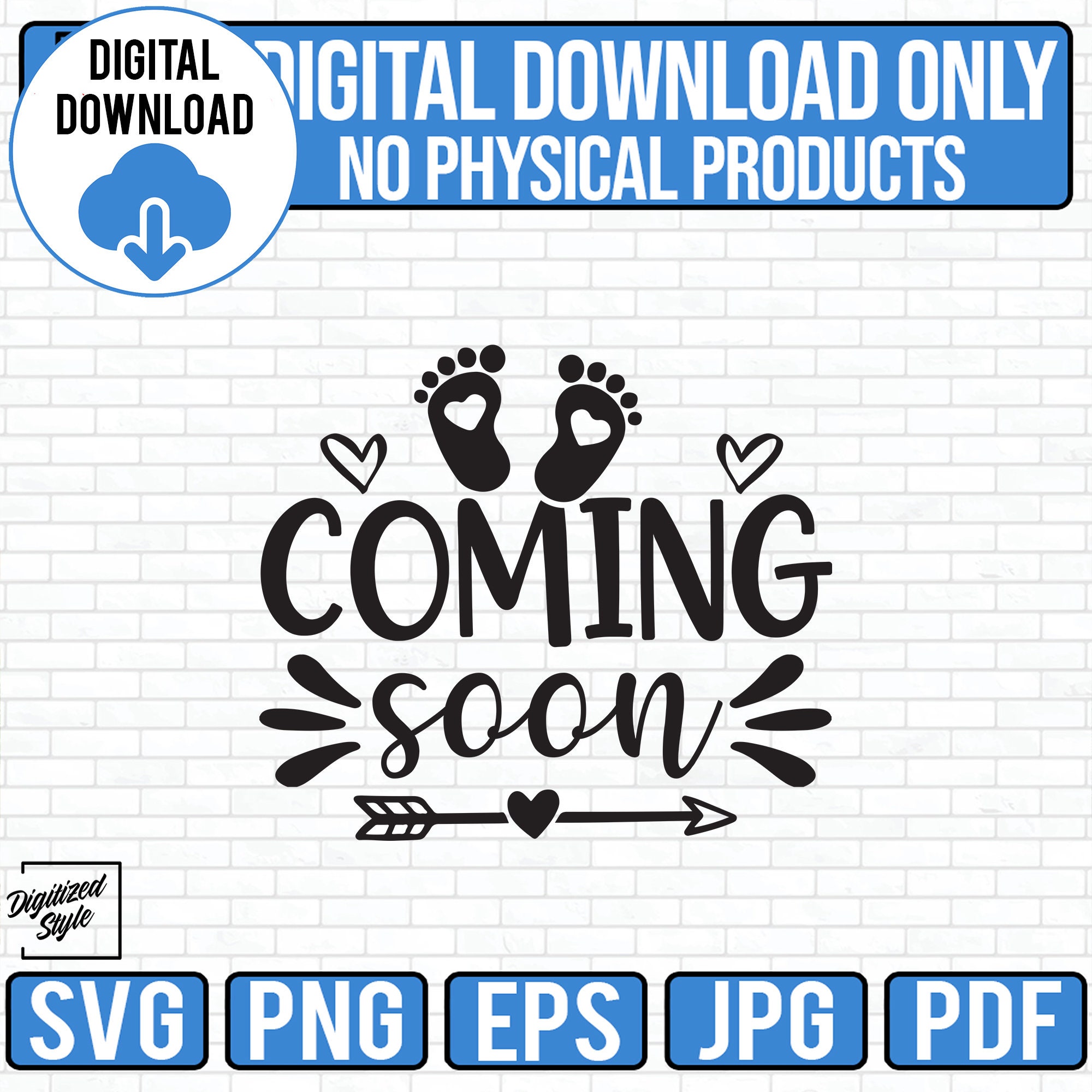 Coming Soon SVG, Pregnancy Announcement Svg, Newborn Baby Svg, Baby ...