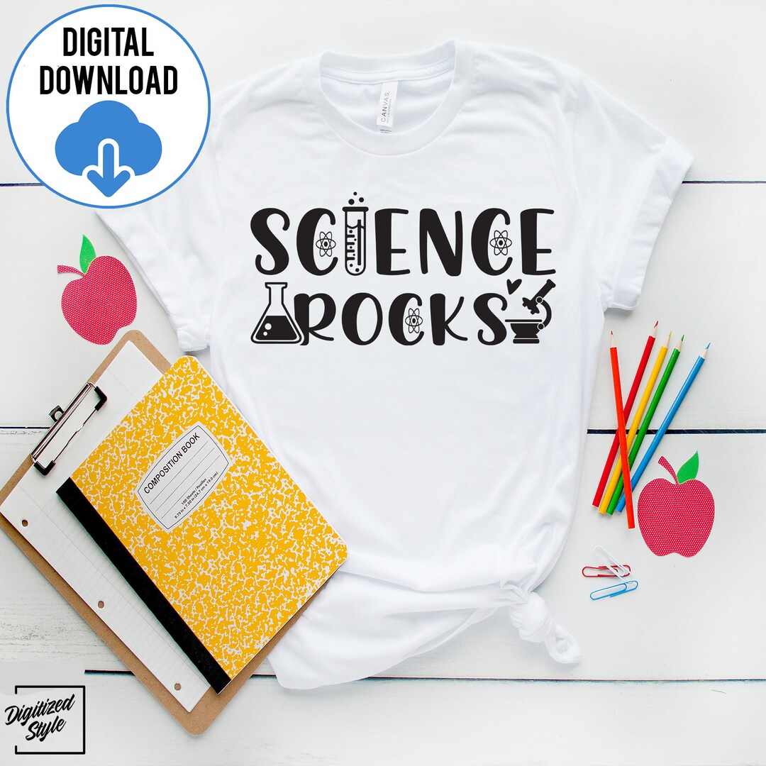 Science Rocks SVG, Science Teacher SVG, Funny Scientist Svg, Science ...
