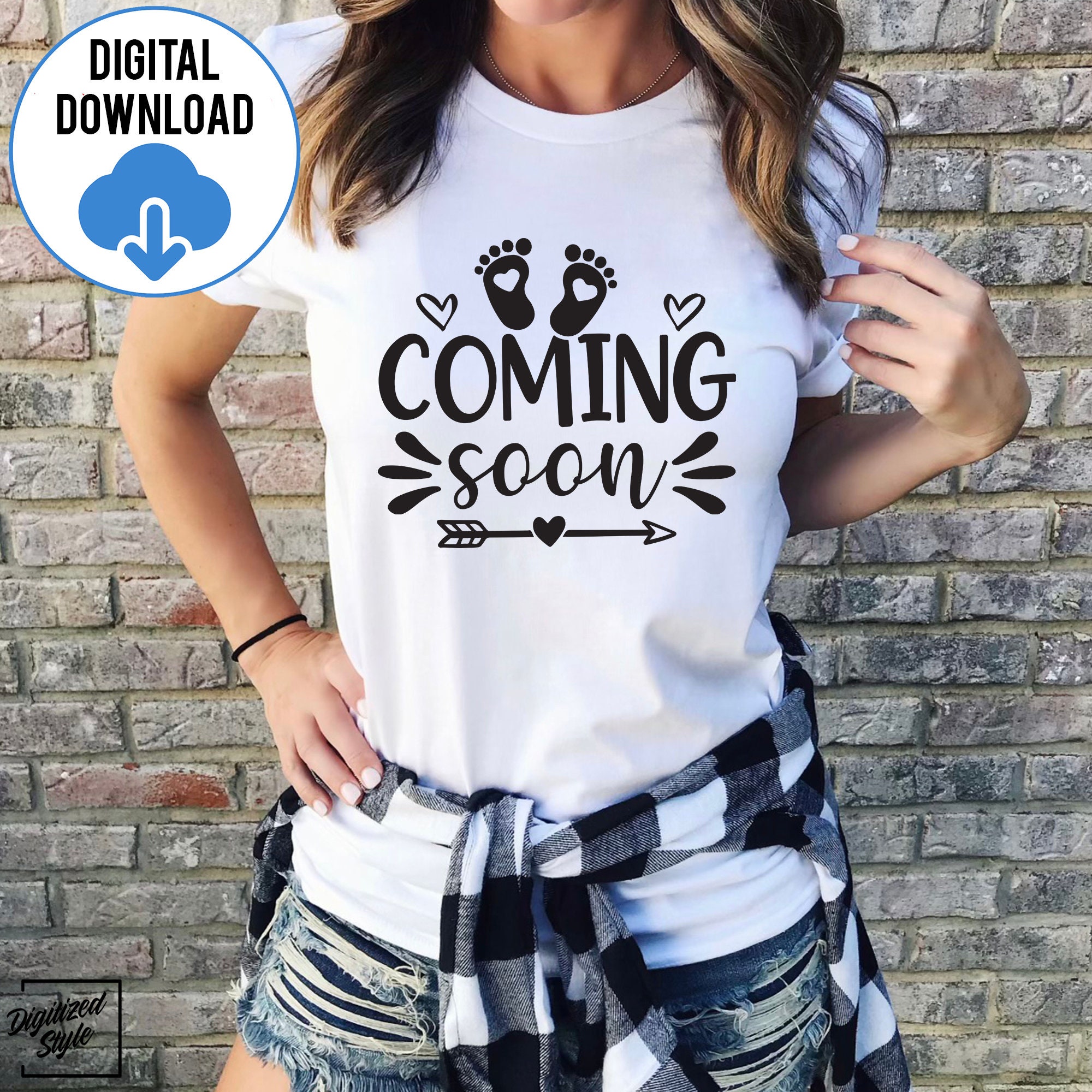 Coming Soon SVG, Pregnancy Announcement Svg, Newborn Baby Svg, Baby ...