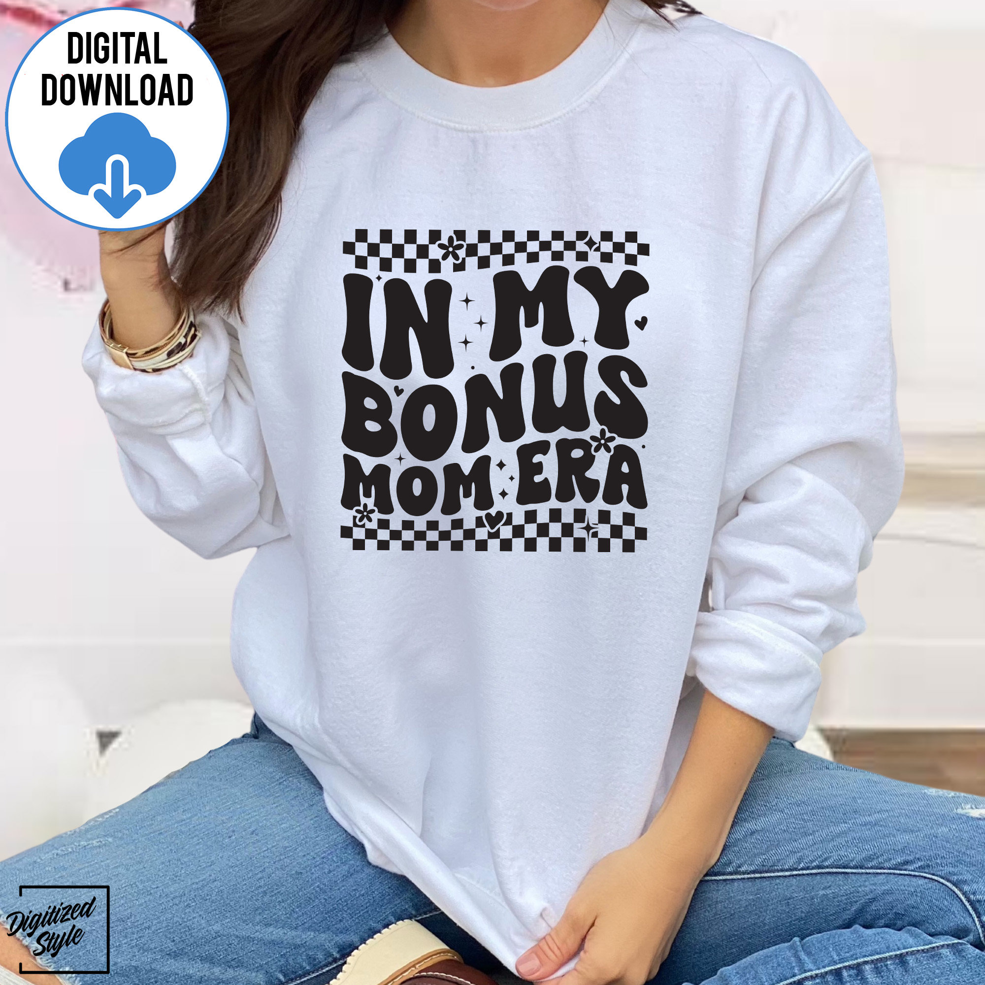 In My Bonus Mom Era SVG PNG, Funny Groovy Bonus Mom Svg, Bonus Mama Svg ...