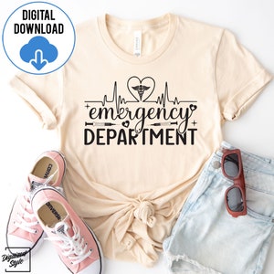 Emergency Department SVG PNG, ER Nurse Svg, Emergency Nurse Svg ...