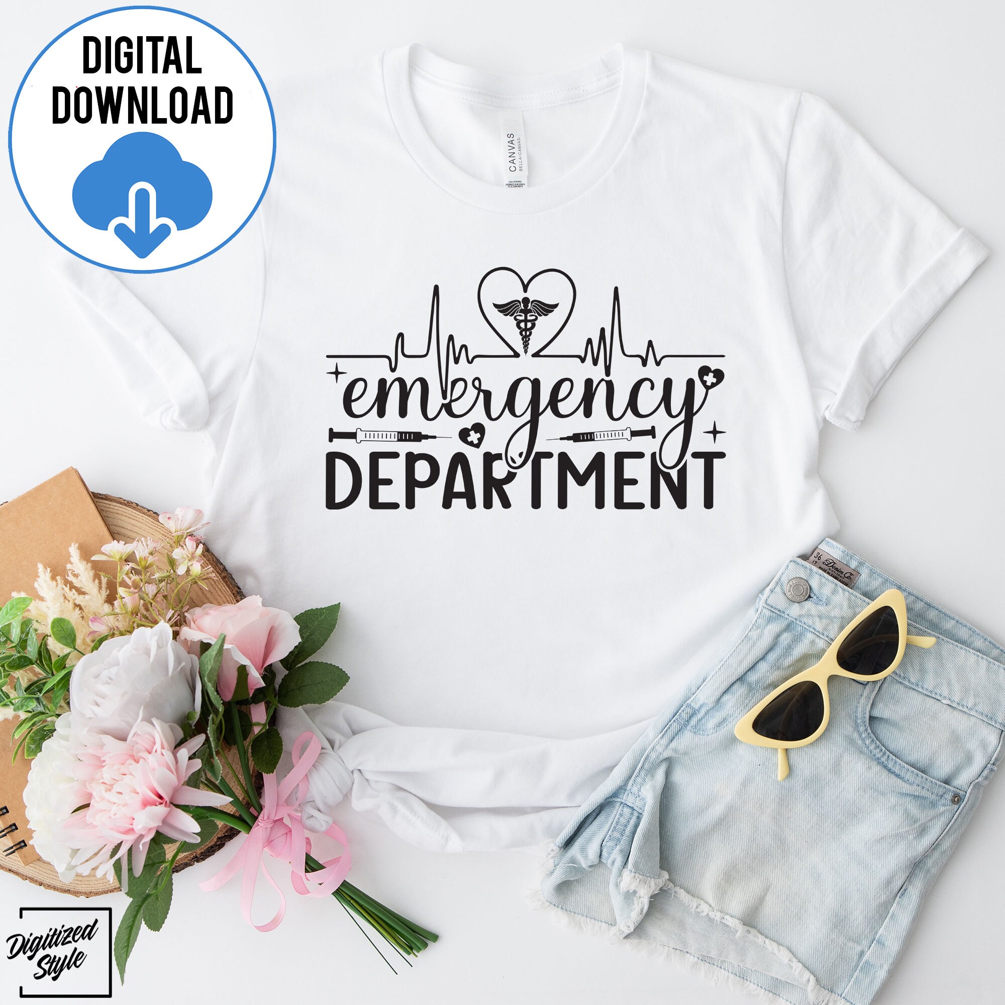 Emergency Department SVG PNG, ER Nurse Svg, Emergency Nurse Svg ...