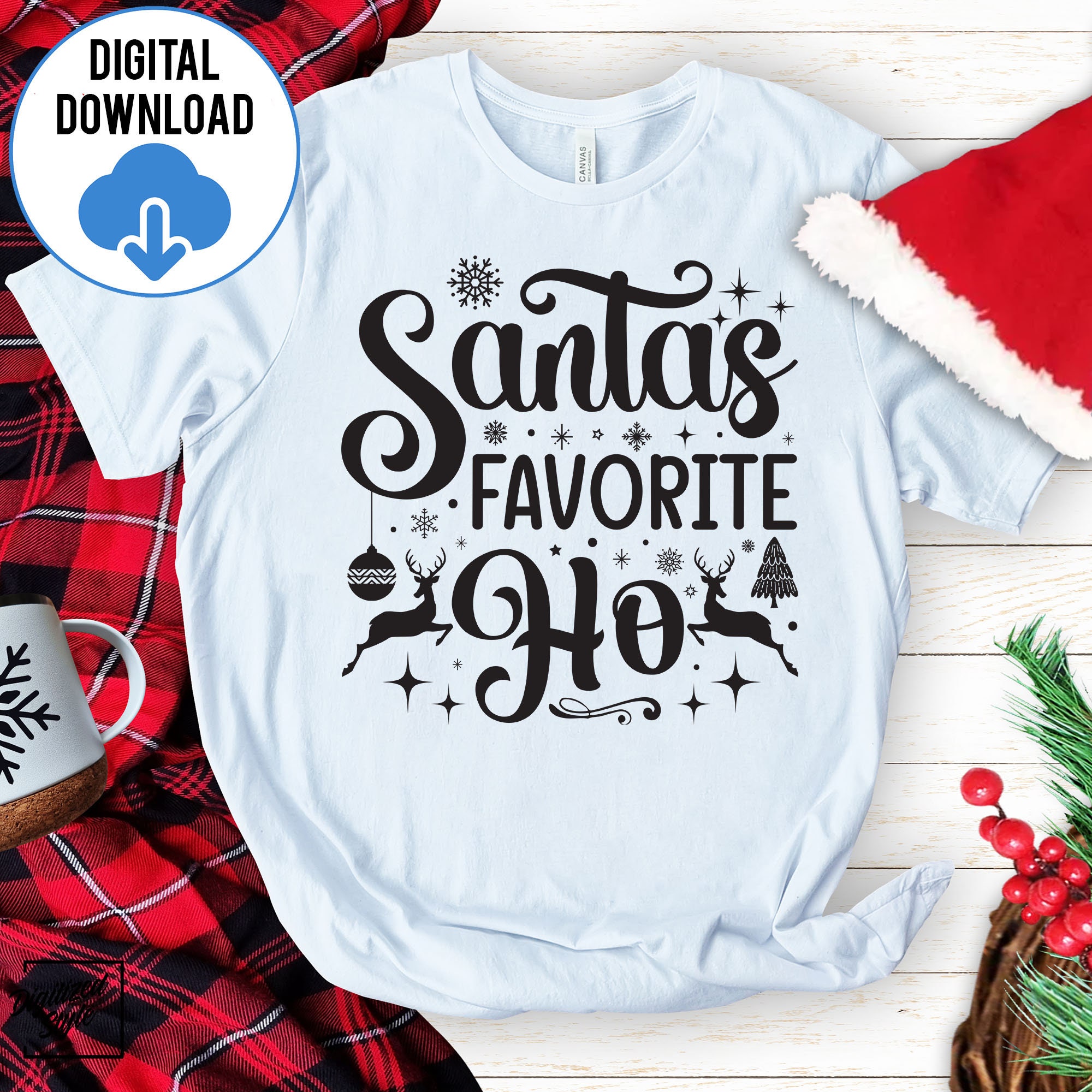 Santa's Favorite Ho SVG PNG, Funny Christmas SVG, Christmas Party Svg ...