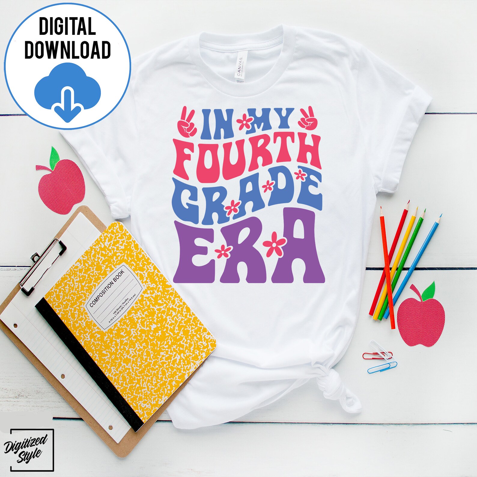 In My Fourth Grade Era SVG, Teacher Era Svg, 4th Grade Teacher Svg ...