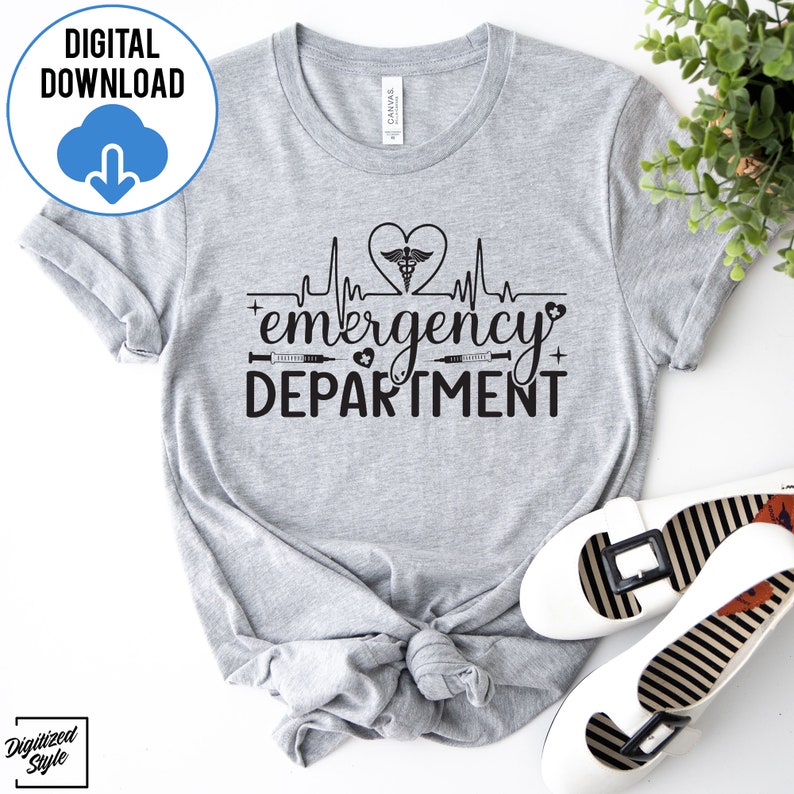 Emergency Department SVG PNG, ER Nurse Svg, Emergency Nurse Svg ...