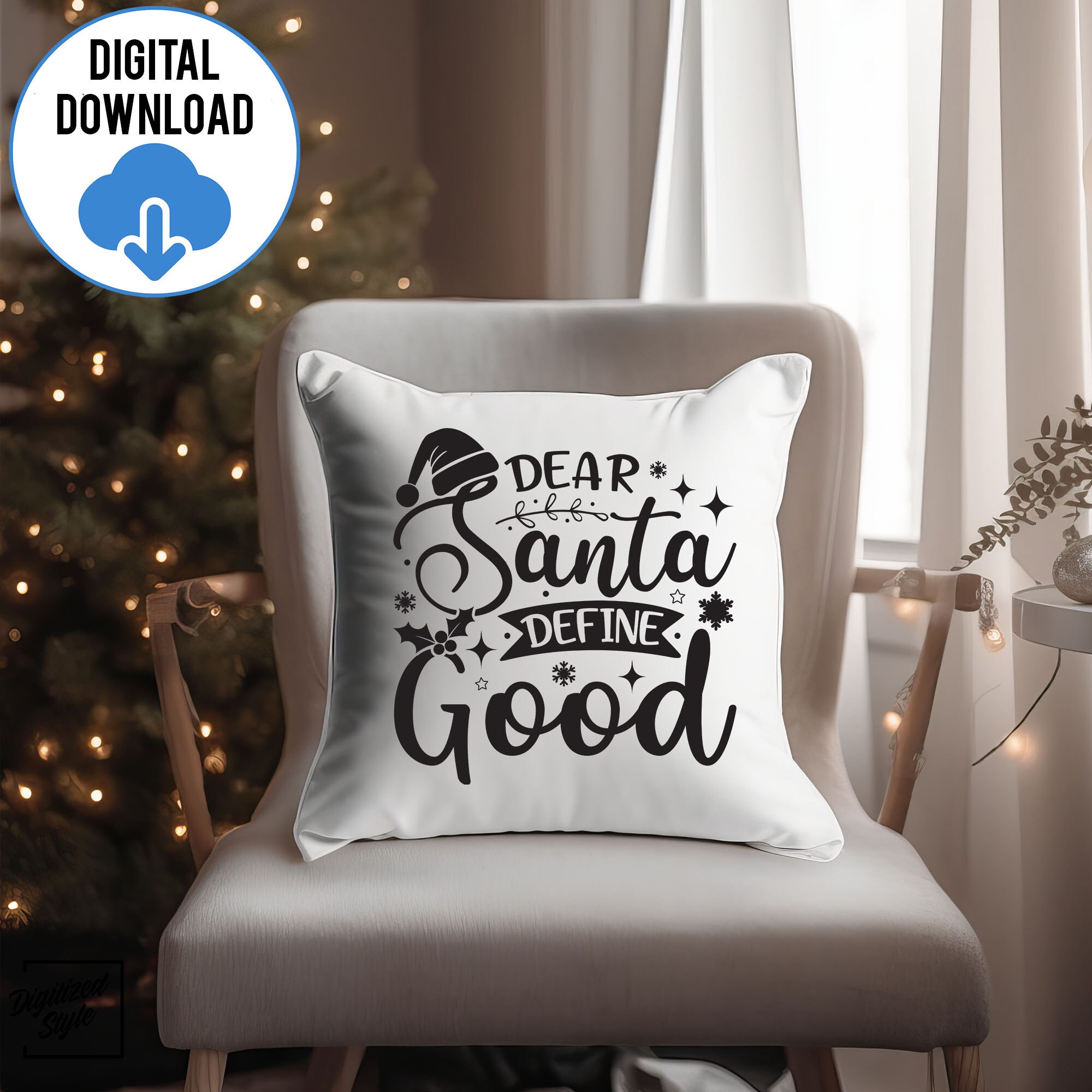Dear Santa Define Good Svg, Santa Svg, Christmas SVG File, Family ...