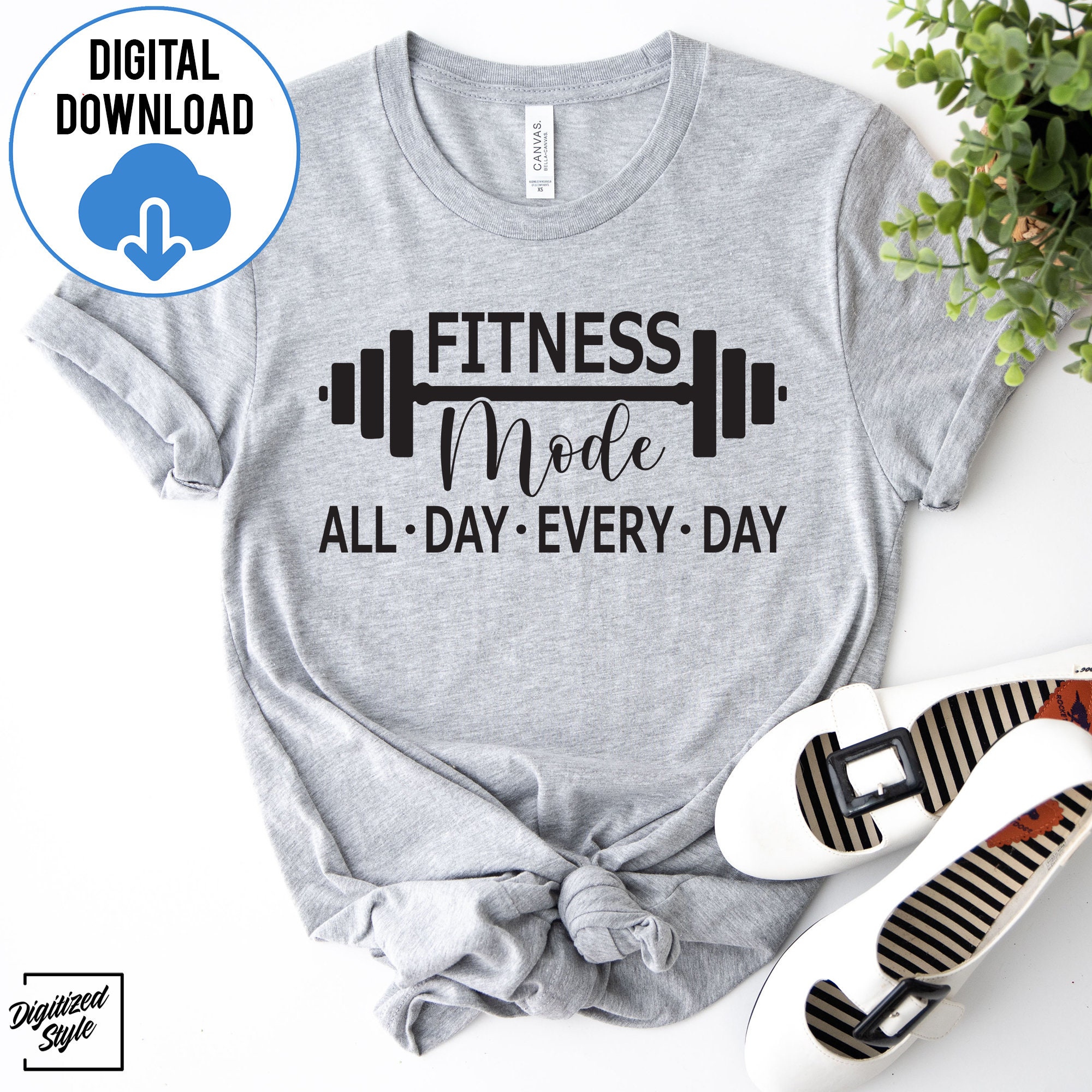 Fitness Mode SVG Cut File, Workout Svg, Exercise Quotes, Fitness ...
