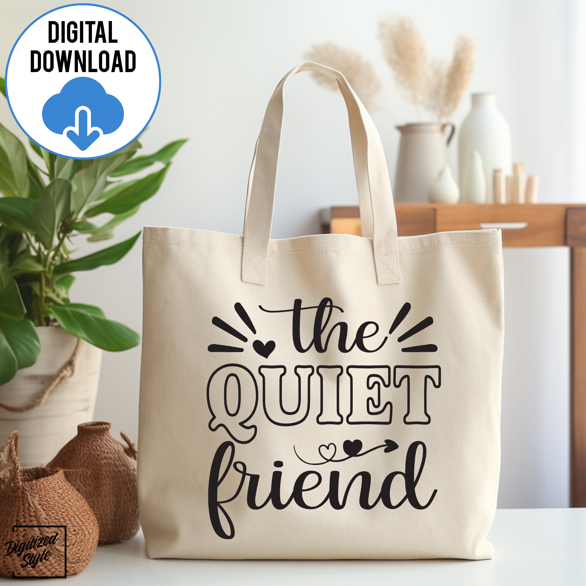 The Quiet Friend SVG, Friends Saying Svg, Friendship Crew Svg, Best ...
