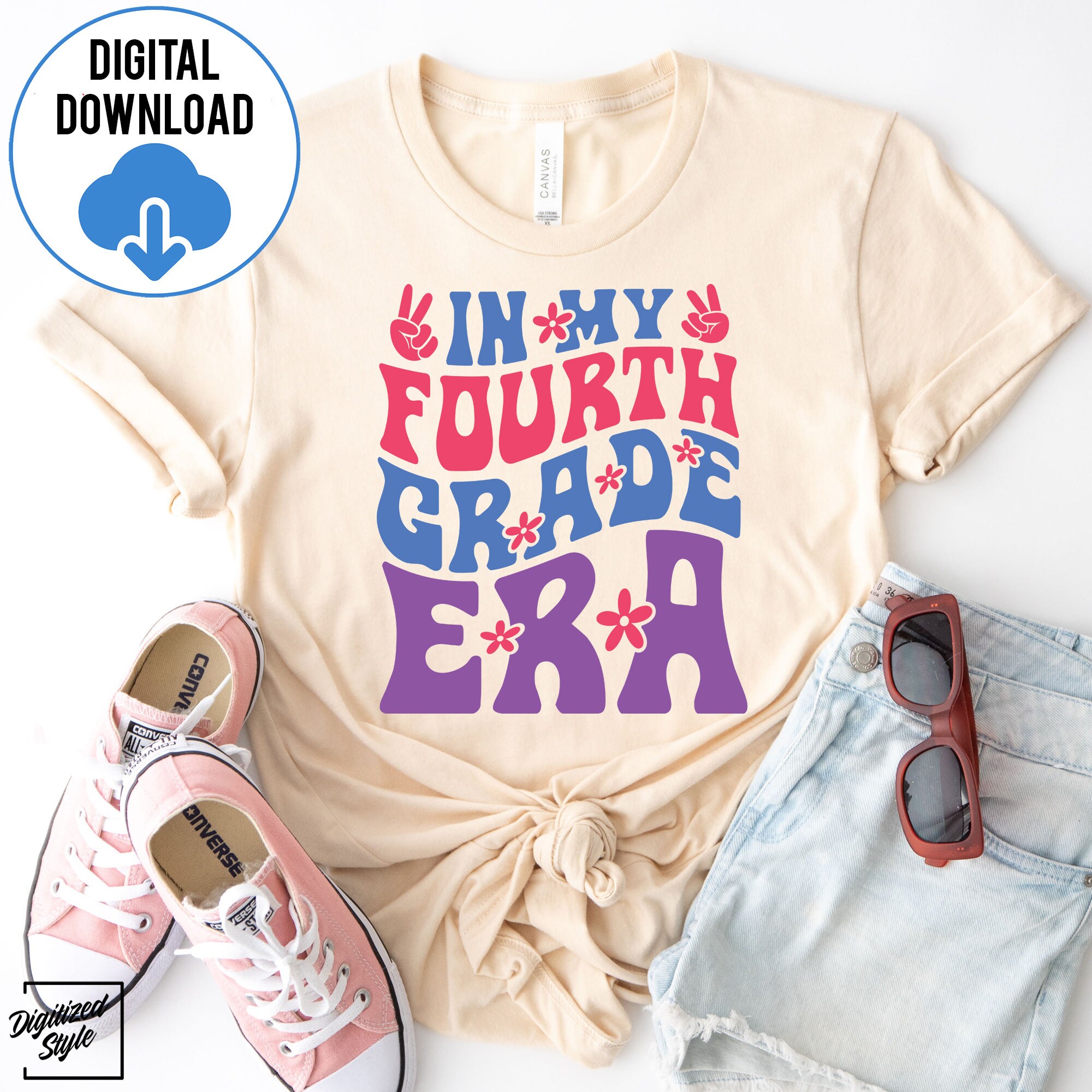 In My Fourth Grade Era SVG, Teacher Era Svg, 4th Grade Teacher Svg ...