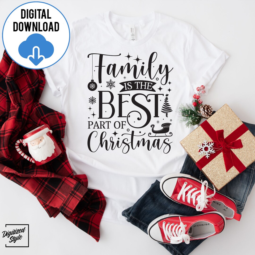 Family is the Best Part of Christmas SVG PNG, Merry Christmas Svg ...