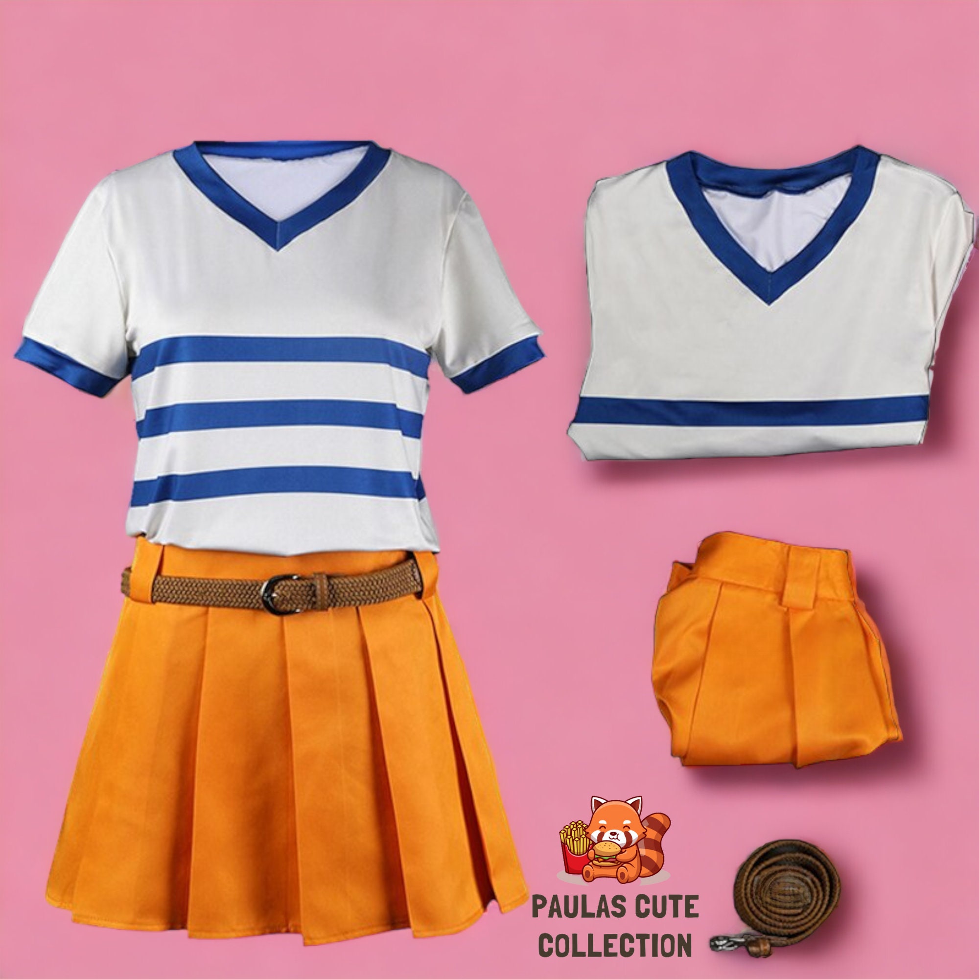 Live Action Emily Rudd Inspired Nami Cosplay Costume Set for - Etsy ...