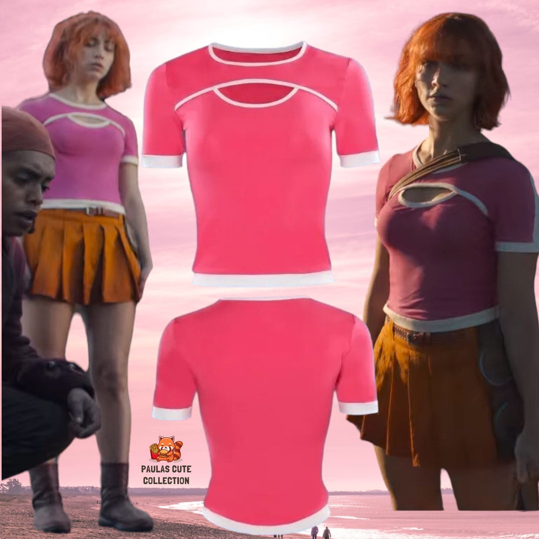 Live Action Emily Rudd Inspired Nami Cosplay Costume Pink - Etsy