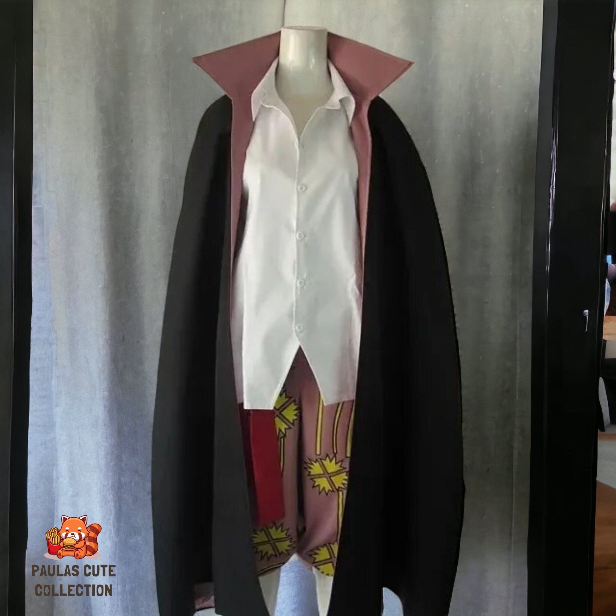 One Piece Red Hair Shanks Cosplay Outfit Halloween Costume - Etsy