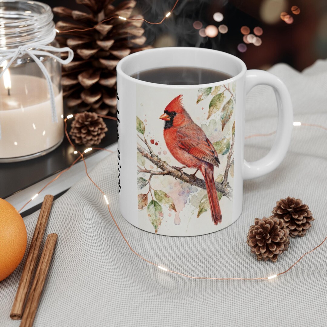 Northern Cardinal Coffee Mug ~ 4 the Birds ~ Nature Bird Decor, Red ...