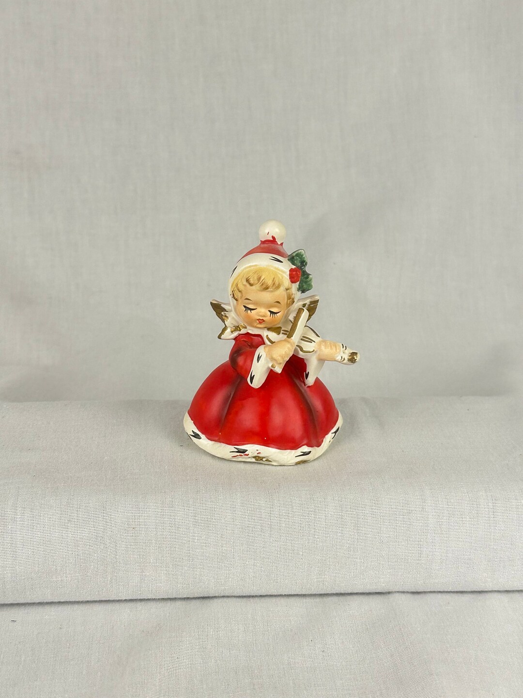 Vintage Napco Christmas Angel Playing Violin X7258 - Etsy