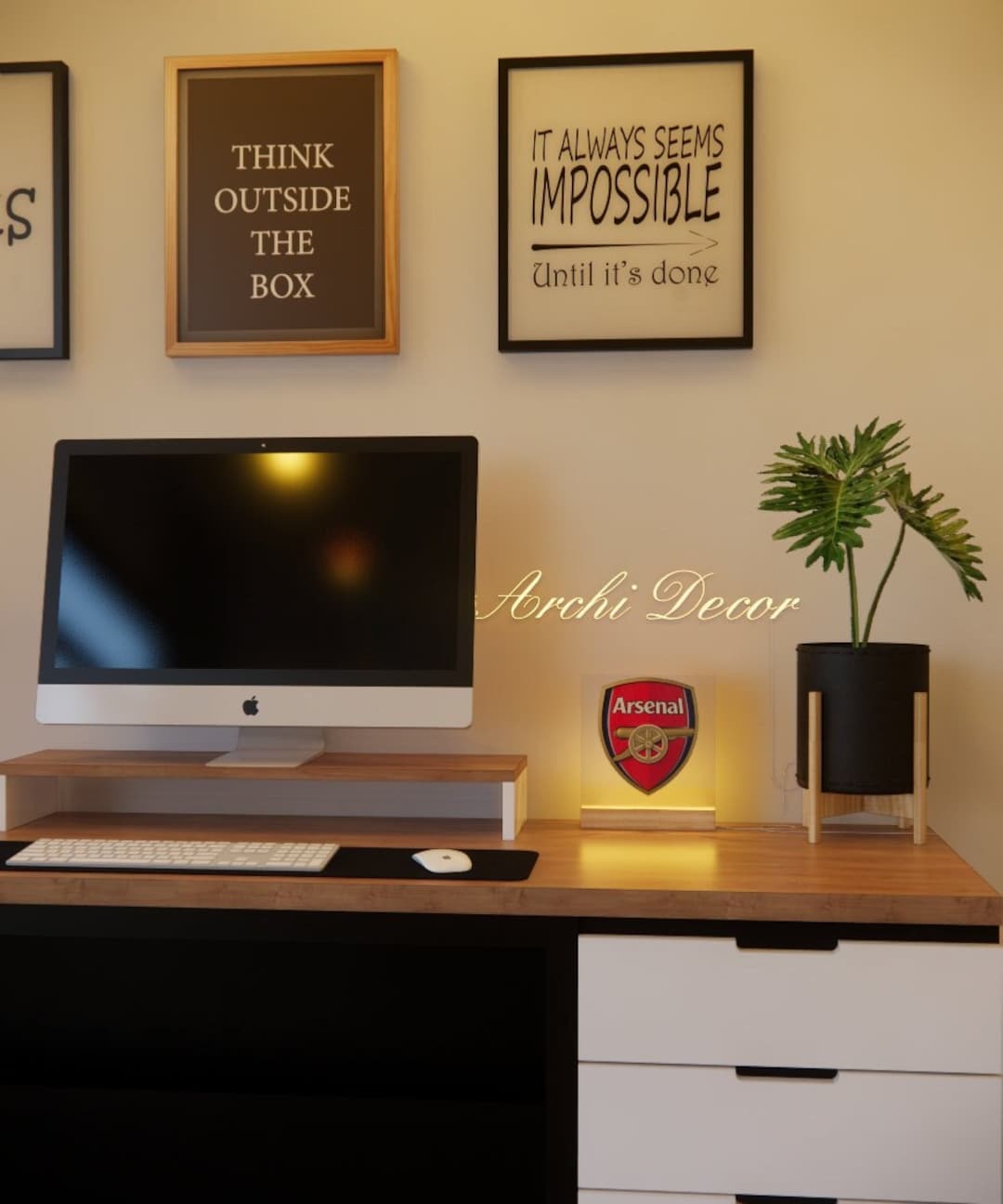 Arsenal Logo Led Acrylic Sign Night Light Led Lights Gift - Etsy