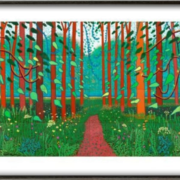 David Hockney Print - Etsy UK