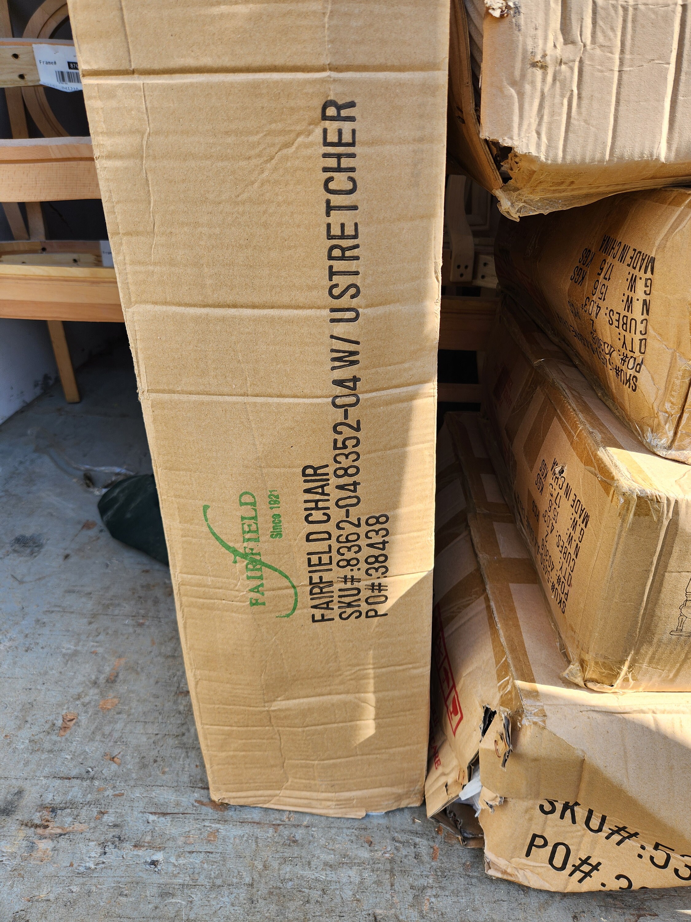 2 Unfinished / Unassembled Solid Wood Dining Chairs. - Etsy