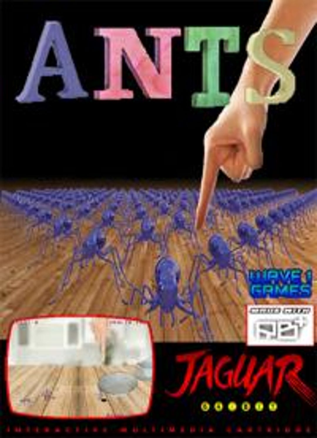 Atari Jaguar CD Game Ants, Exclusive, Full Color Art, Each Disc Tested ...