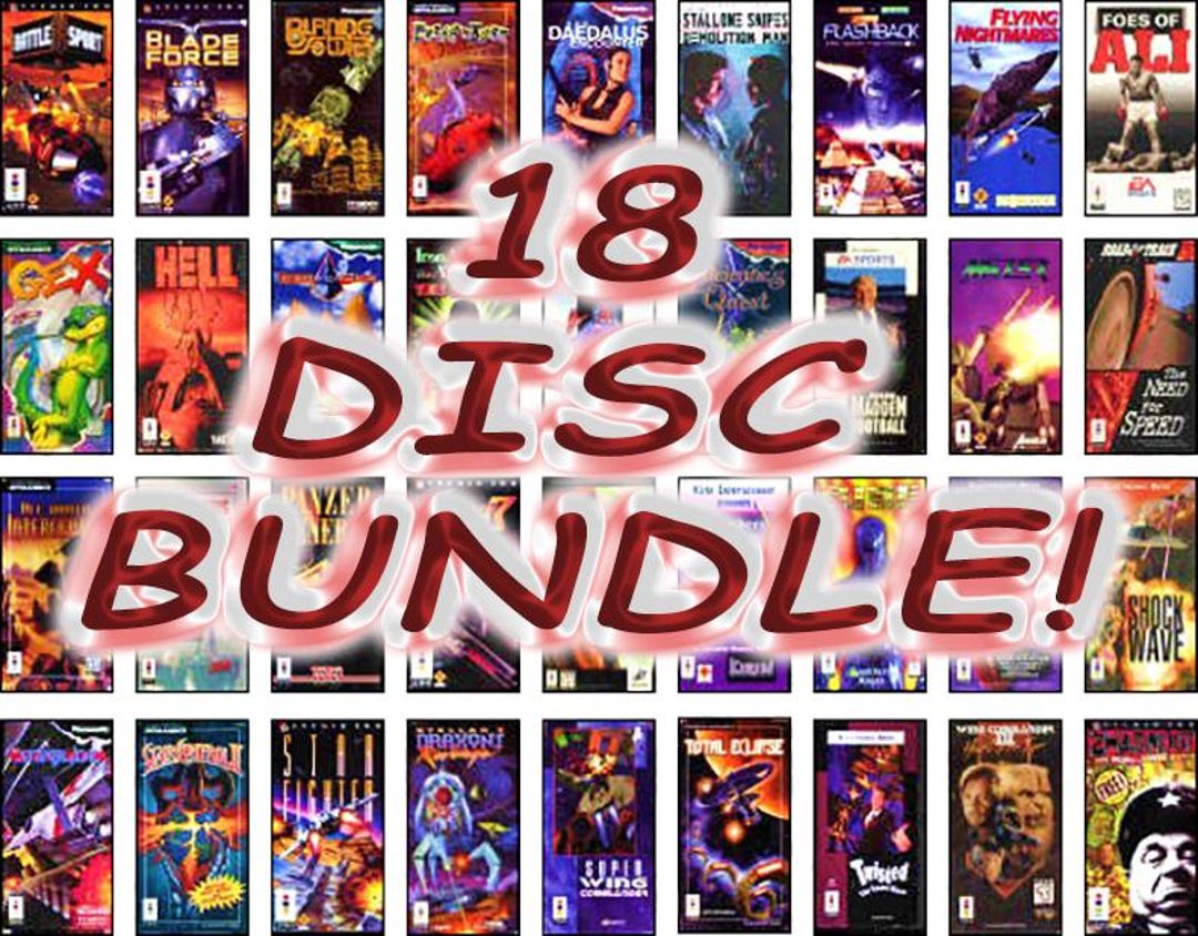 3DO Game 18 Disc Bundle (no Art) - Etsy