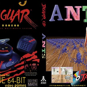 Atari Jaguar CD Game Ants, Exclusive!, Full Color Art, Each Disc Tested ...