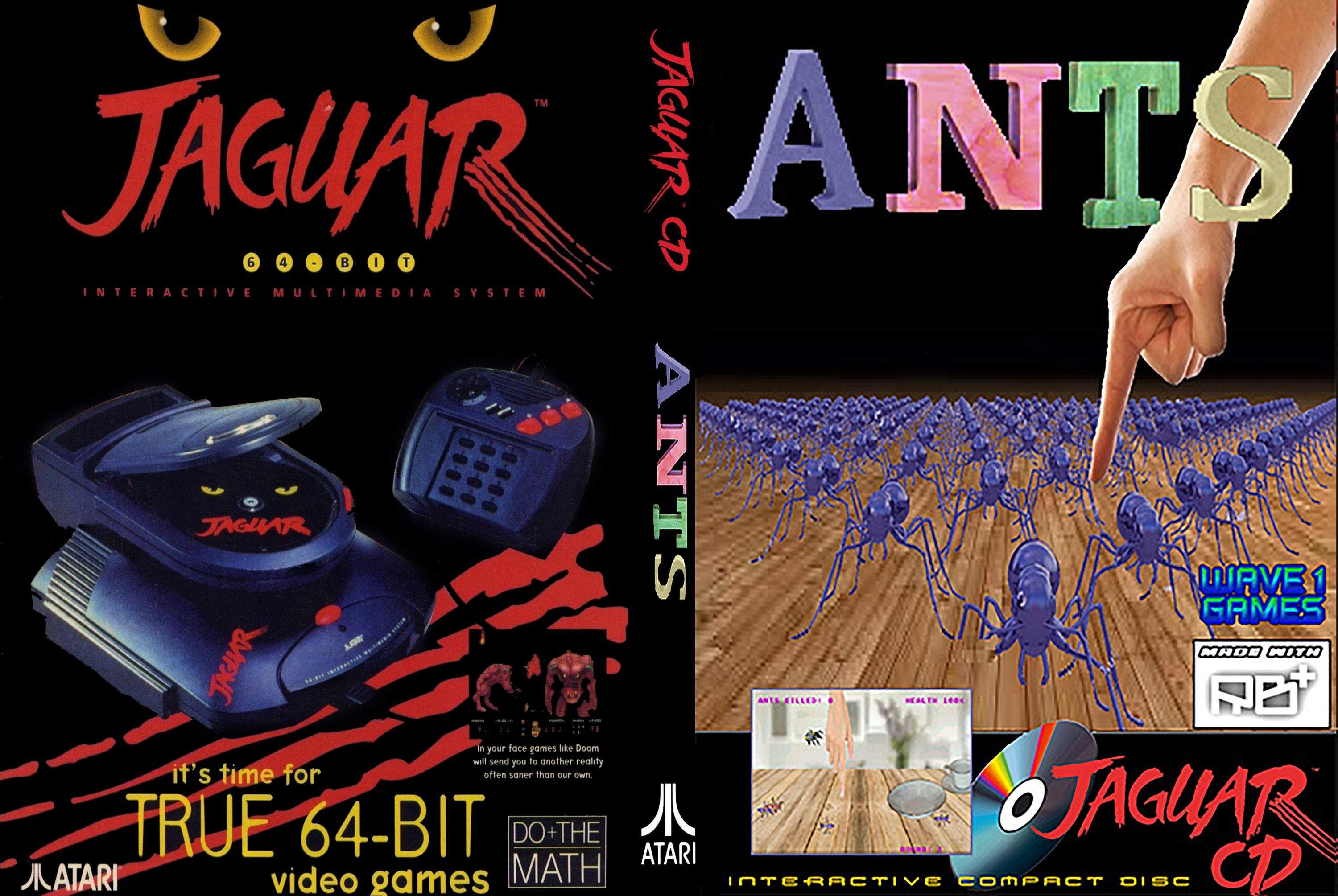 Atari Jaguar CD Game Ants, Exclusive!, Full Color Art, Each Disc Tested ...