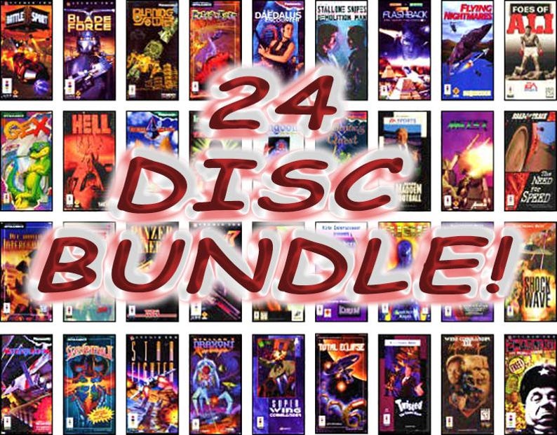 3DO CD 24 Disc - Choose Your Titles (no Art) - Etsy