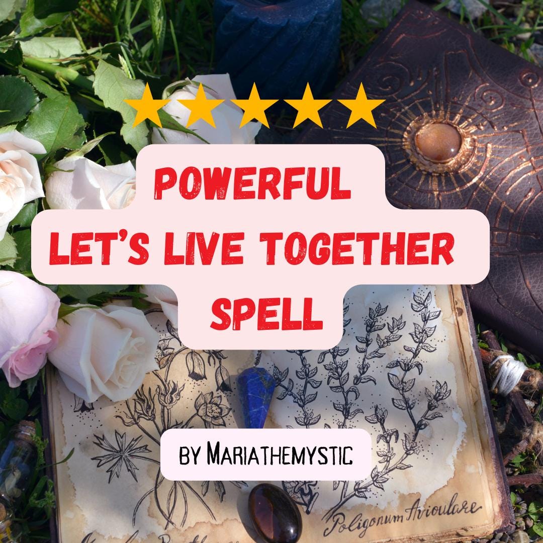 Let's Live Together Spell Powerful Move in With Me Spellcasting - Etsy