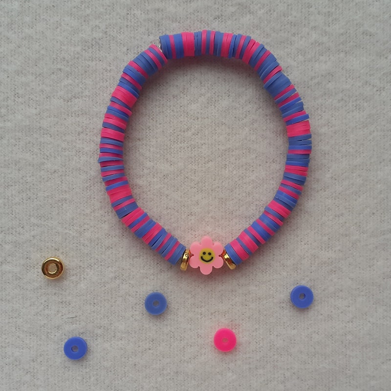 Clay Bead Emoji Bracelet - Etsy UK