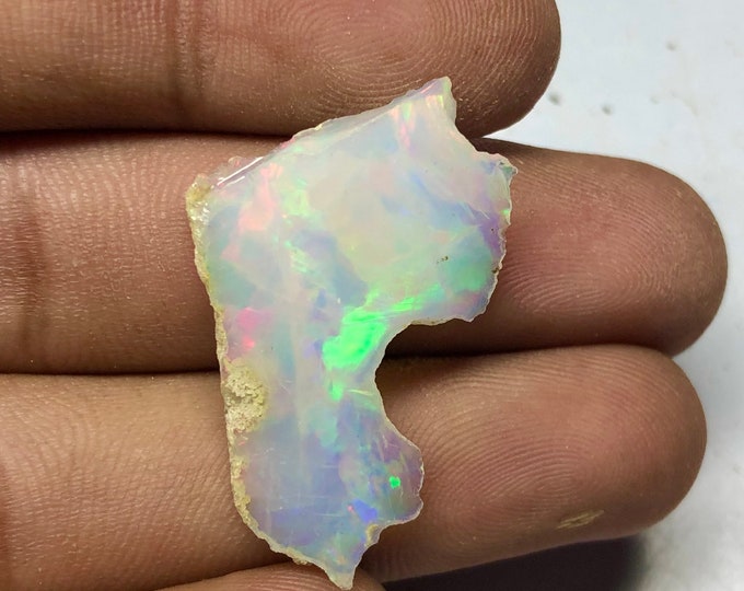 Natural Ethiopian Opal Talpe Crystal Rough Stone, 7 Carat Opal Talpe ...