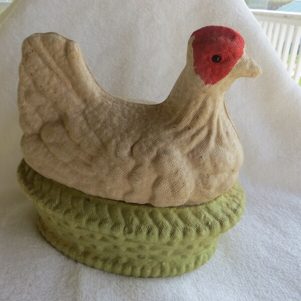 Antique Paper Mache Candy Container - Etsy