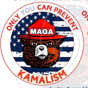 MAGA Smokey Digital Download - Trump 2024 - Make America Great Again ...