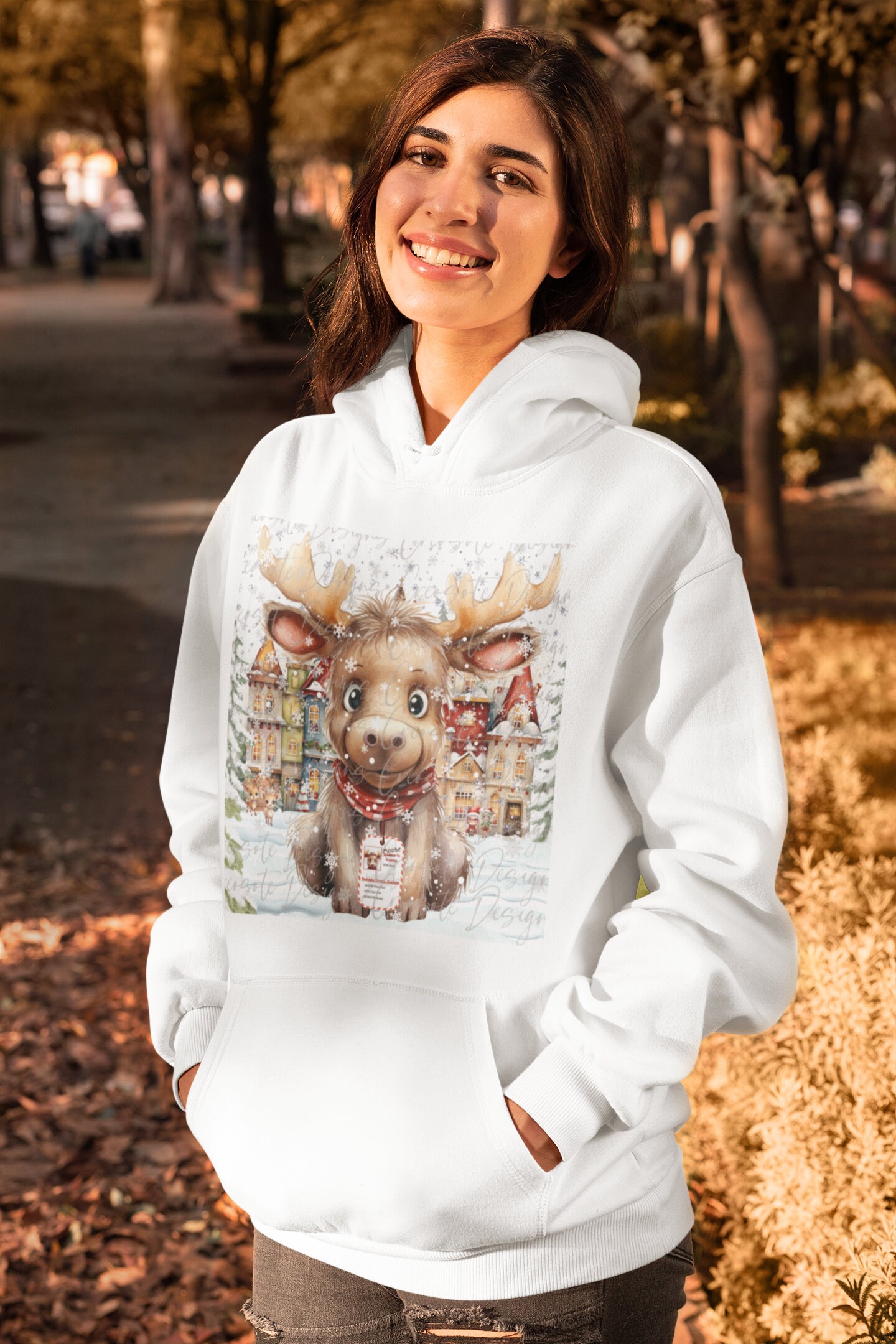 Goose the Moose Christmas PNG – Reindeer Aviation School (digital ...