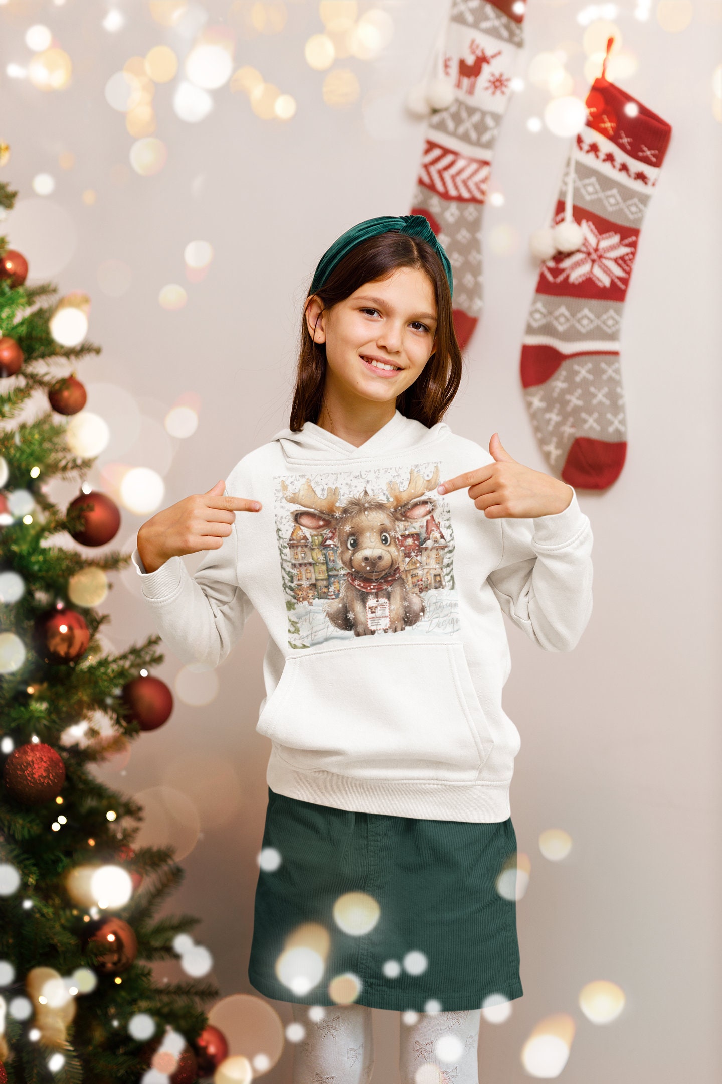 Goose the Moose Christmas PNG – Reindeer Aviation School (digital ...