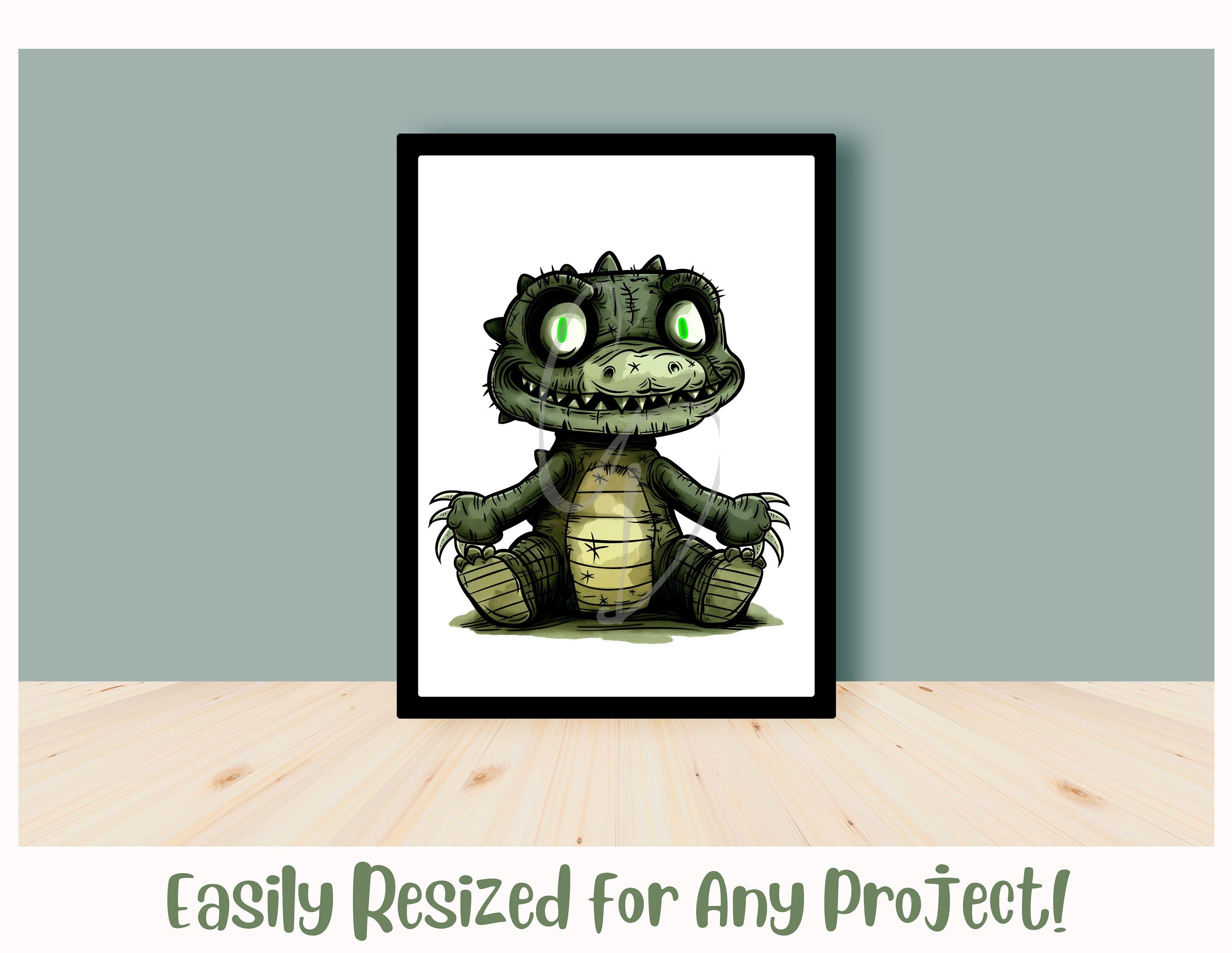 Goofy Gator PNG – Alligator Clipart, Tumbler/t-shirt Design (digital ...