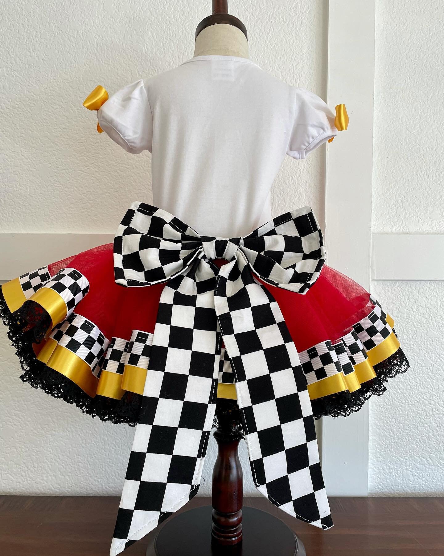 Race Car Outfit Car, Birthday Outfit Tutu and Shirt Red White Racer ...