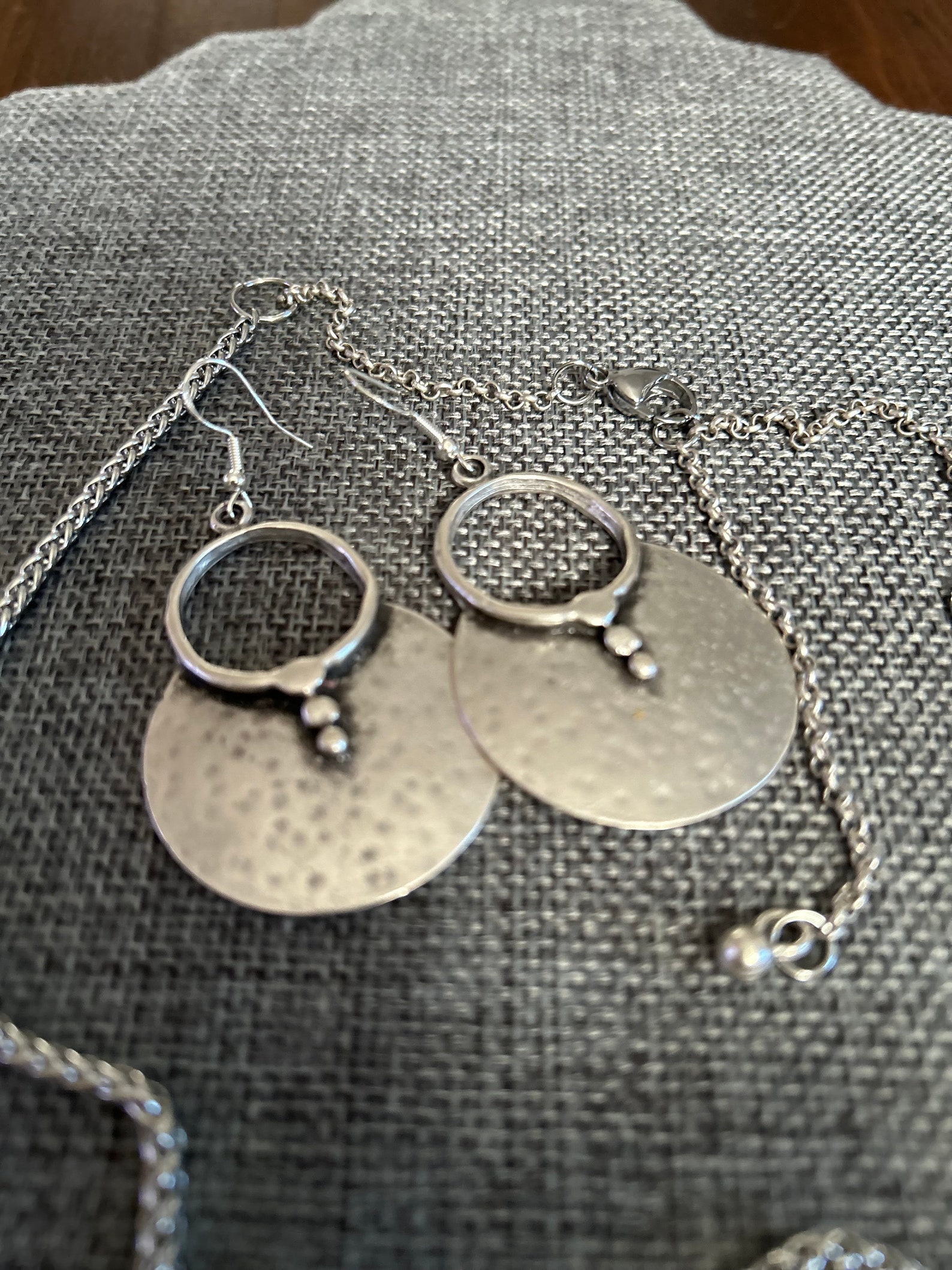 Boho Set Necklace Earrings Set, Stainless Steel Jewelry, Zamak Antique ...